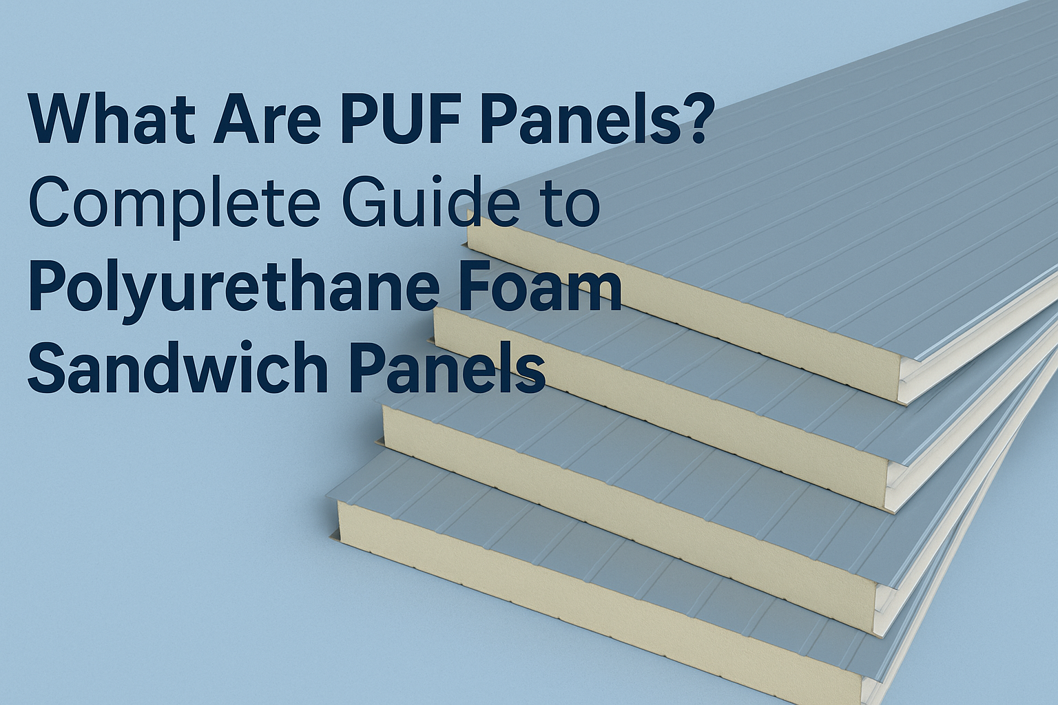 What Are PUF Panels? Complete Guide to Polyurethane Foam Sandwich ...